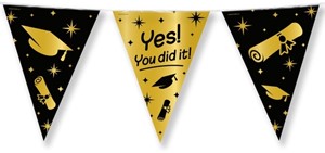 CLASSY PARTY FLAGS FOIL YOU DID IT bij MaritiemExpert
