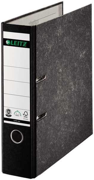 ORDNER LEITZ 1080 180° 80MM KARTON A4 ZWART bij MaritiemExpert