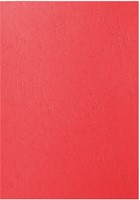 VOORBLAD GBC A4 LEDERLOOK ROOD 100 STUKS bij MaritiemExpert